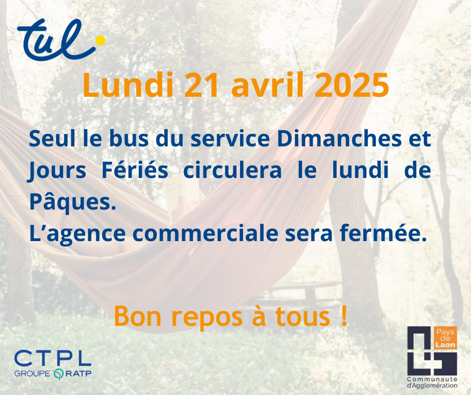 LUNDI 21 AVRIL | tul-laon